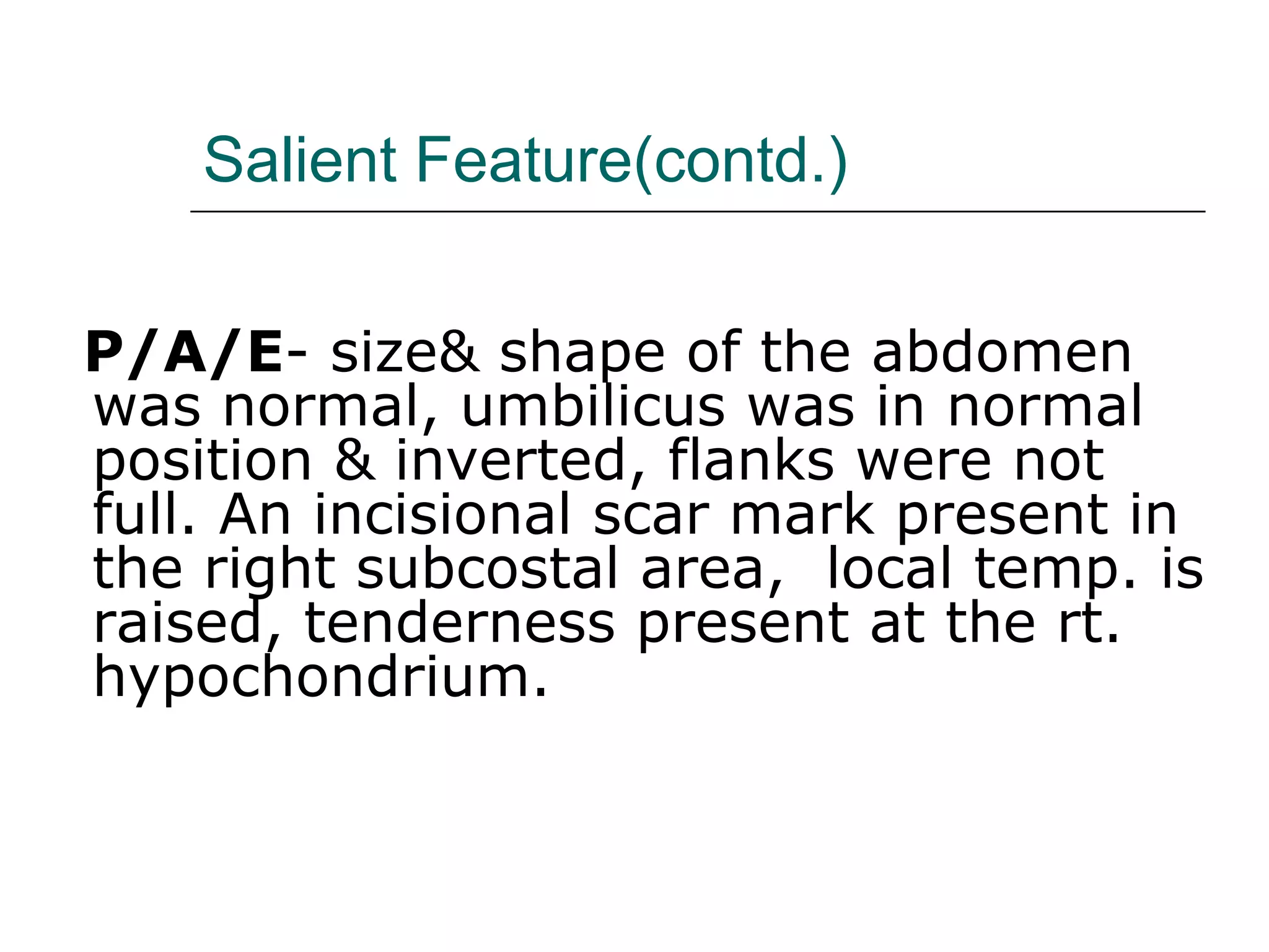 “A 22 years old male presented with obstructive jaundice.” | PPT