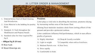 Poultry farm management involves overseeing the various operations and ...