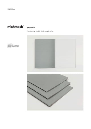 mishmash notebooks catalogue | PDF