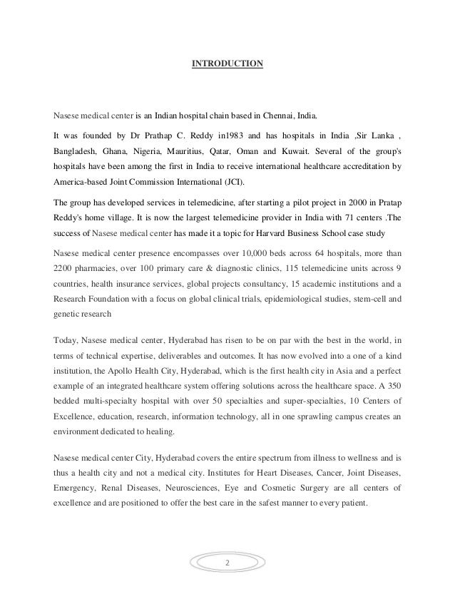 MIS hospital project_introduction