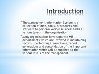 Applications of MIS in HRM | PPTX