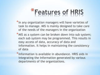 Applications of MIS in HRM | PPTX