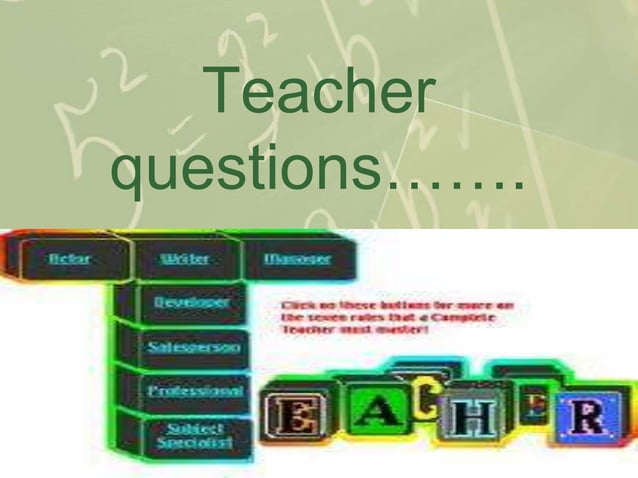 Questioning Strategies for Interactive Learning | PPT
