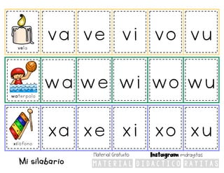 Mi silabario para aprender letras xkxkcofkc | PPT