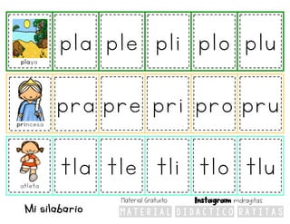 Mi silabario para aprender letras xkxkcofkc | PDF