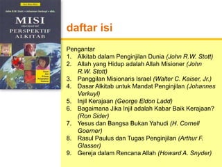 Misi Menurut Perspektif Alkitab | PPTX