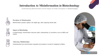 Misinformation and misconception in Biotechnologies.pptx
