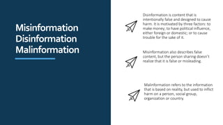 Misinformation, Hate Speech & Us | PDF