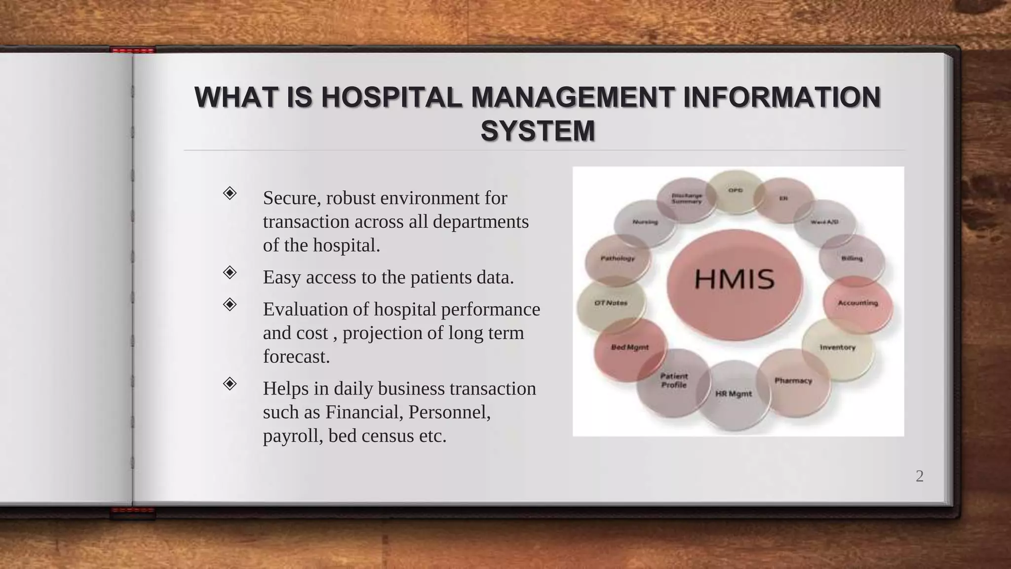 Mis in hospitals | PPTX