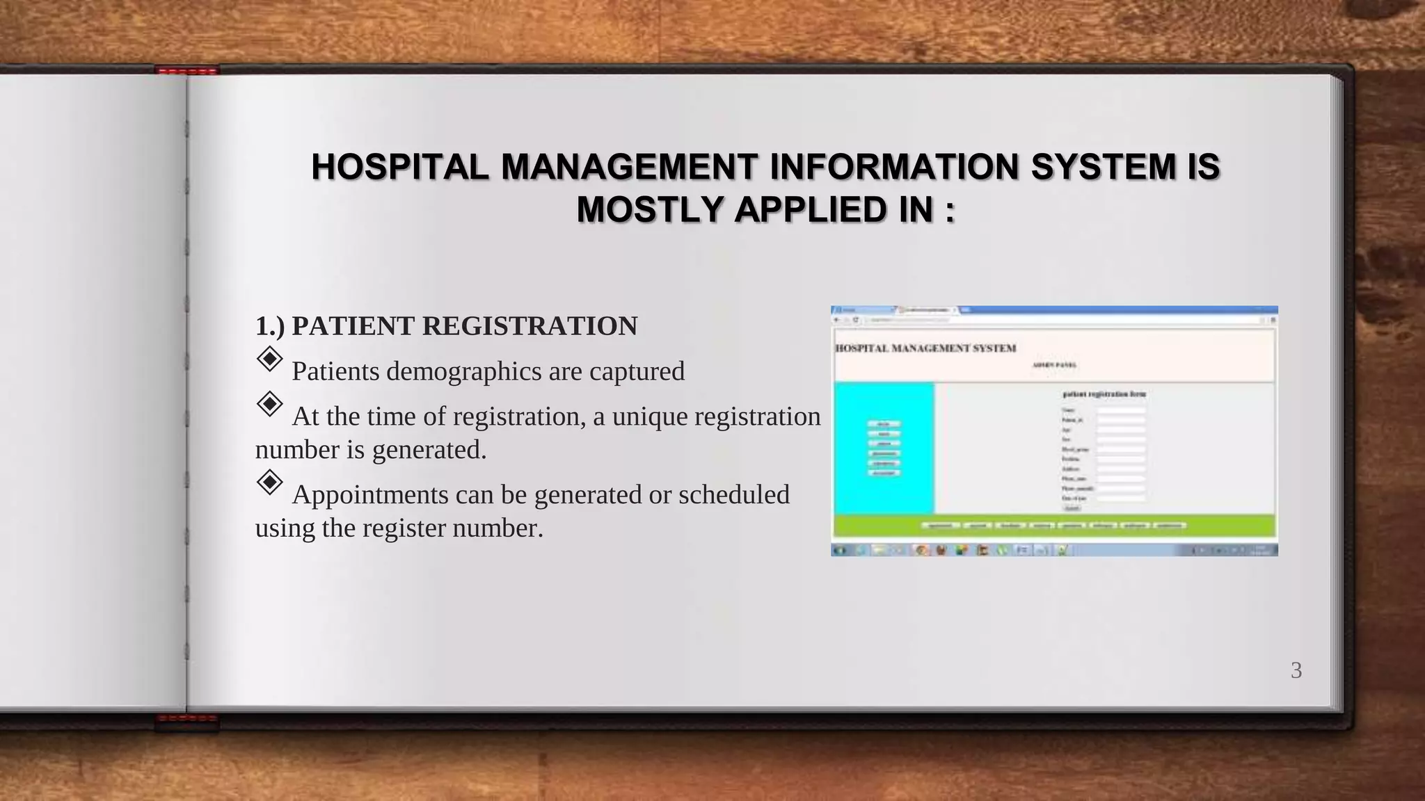 Mis in hospitals | PPTX