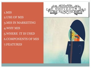 MIS in marketing | PPTX