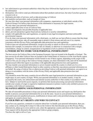 Mis in unilever | DOCX