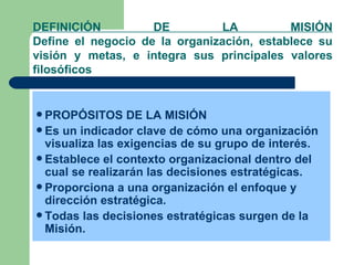 MisióN Y VisióN De La Empresa | PPT