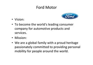 Mision and vission statement of five company | PDF