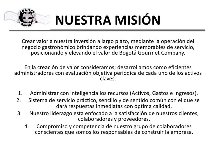 Mision Y Vision Ejemplos De Restaurantes Nuevo Ejemplo Image Mision Y Vision Ejemplos De Restaurantes Nuevo Ejemplo Image