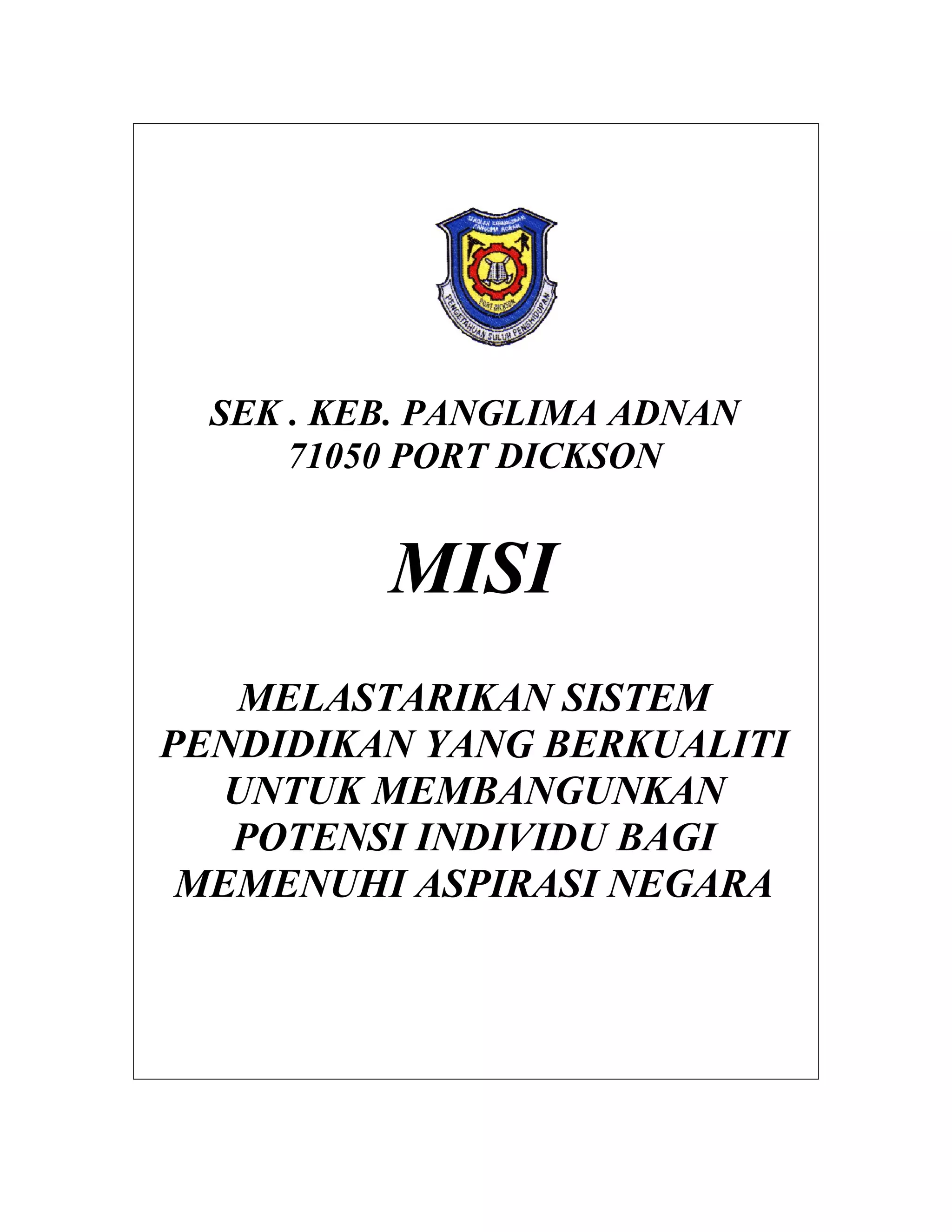 Misi & visi | DOC