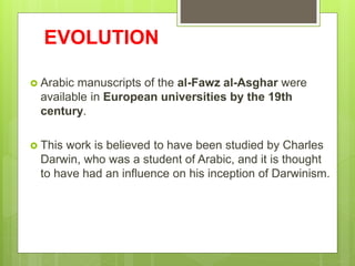 ibn Miskawaih by sara anam...MUSLIM DARWIN | PPTX