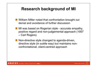 MI Skills for Problem Gambling Treatment – Asian Practitioners | PDF