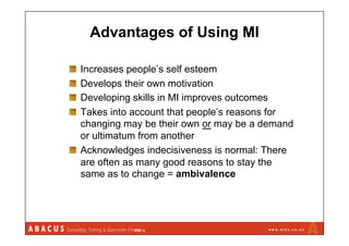MI Skills for Problem Gambling Treatment – Asian Practitioners | PDF