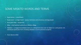 Miskito cosmovision and medicine | PPTX | Herbs and Supplements ...