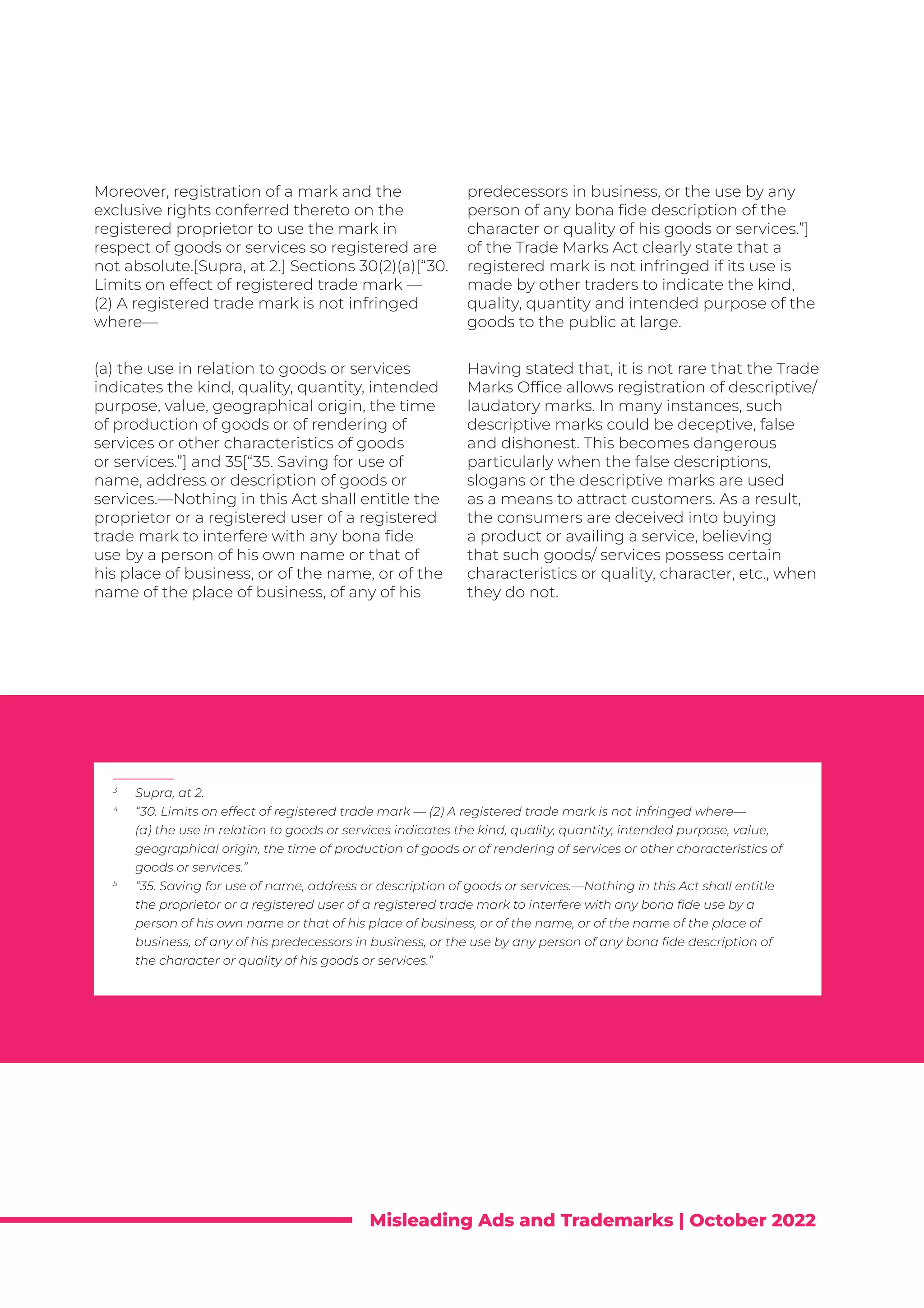 Misleading Ads & Trademarks | PDF
