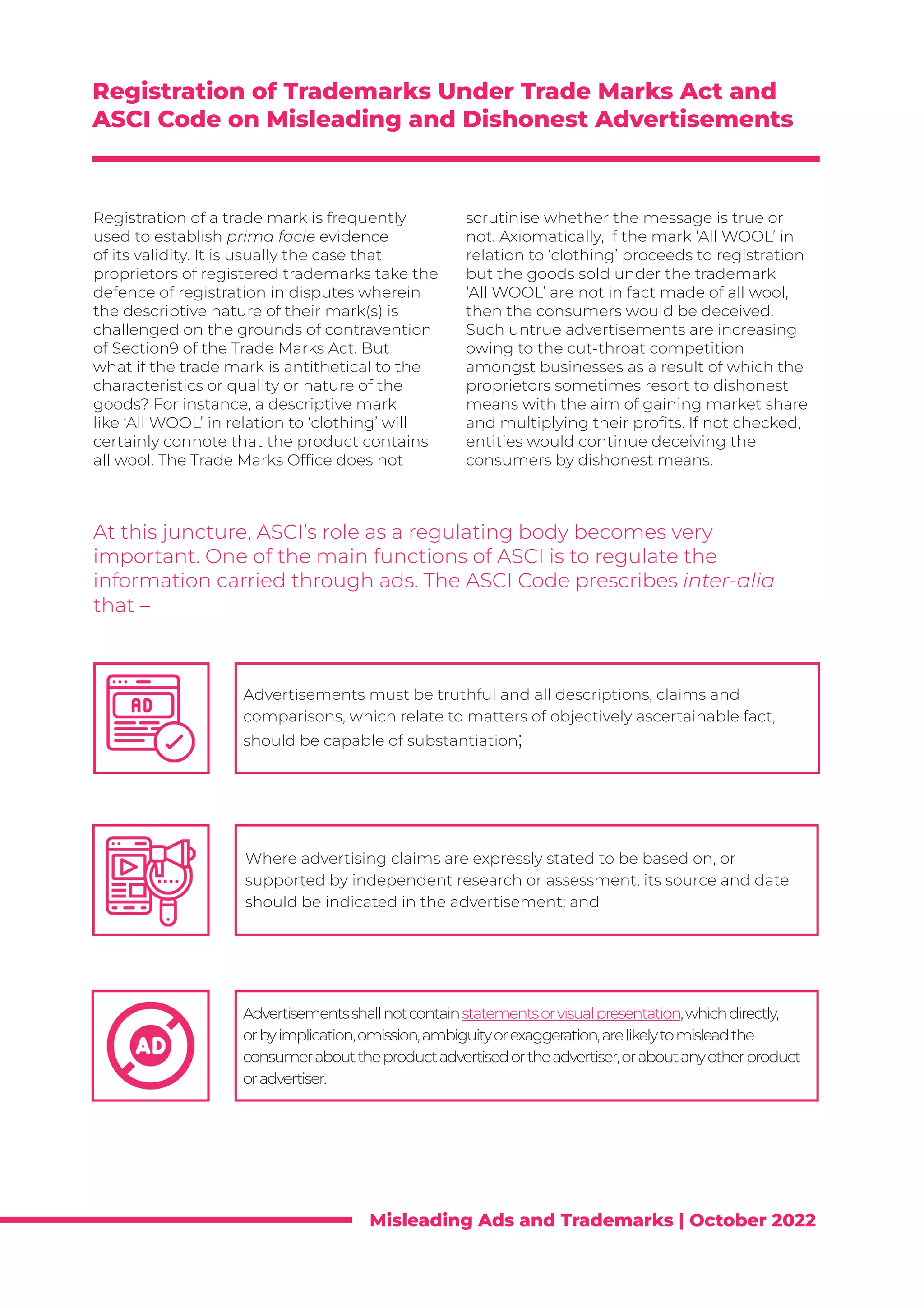 Misleading Ads & Trademarks | PDF