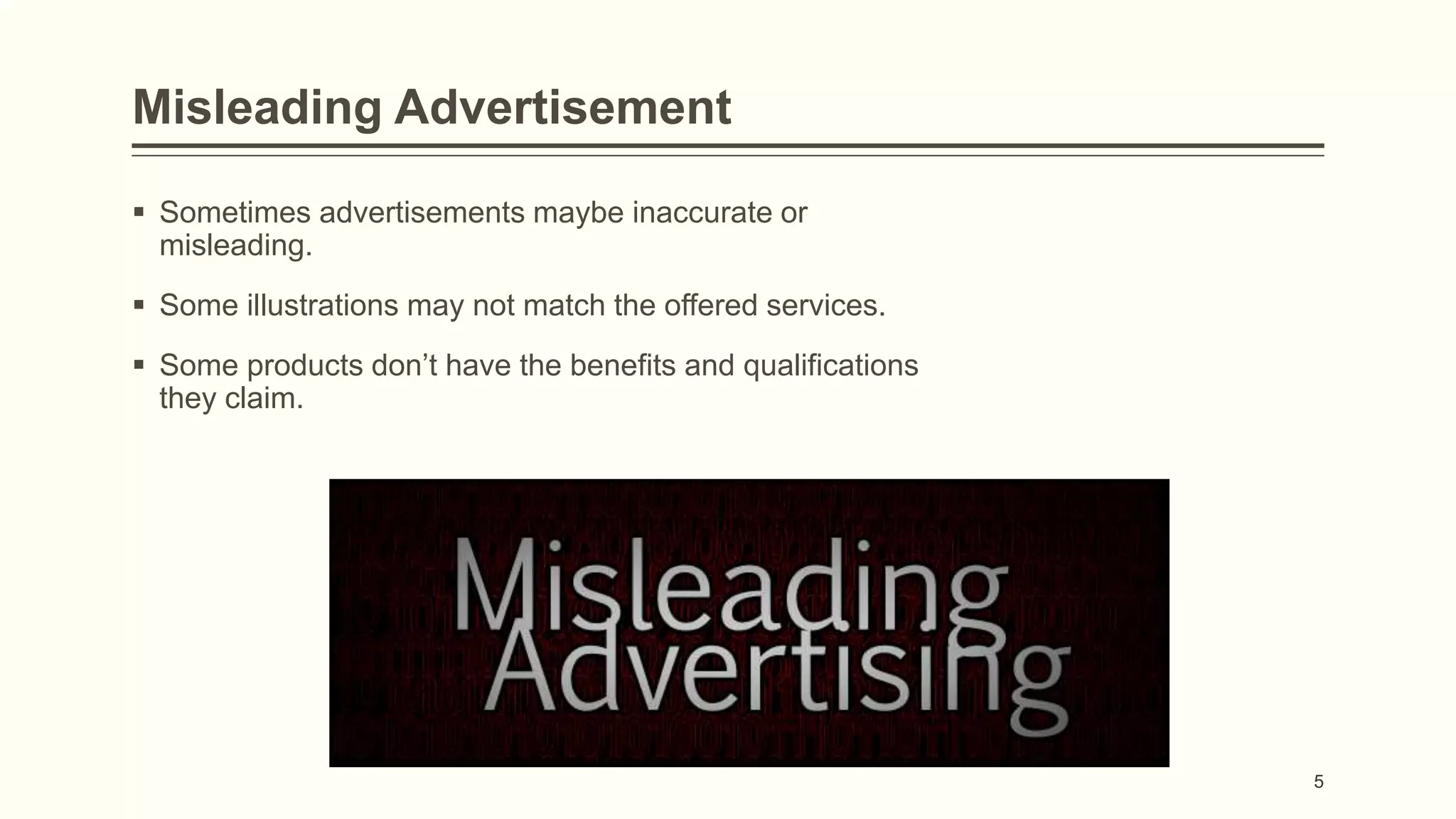 Misleading Advertisement And Their Impact On Consumers Trust.pptx