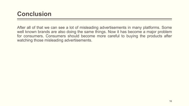 Misleading Advertisement And Their Impact On Consumers Trust.pptx