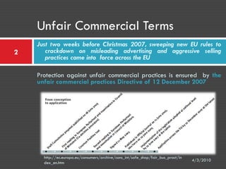 Misleading Advertising in the EU | PDF