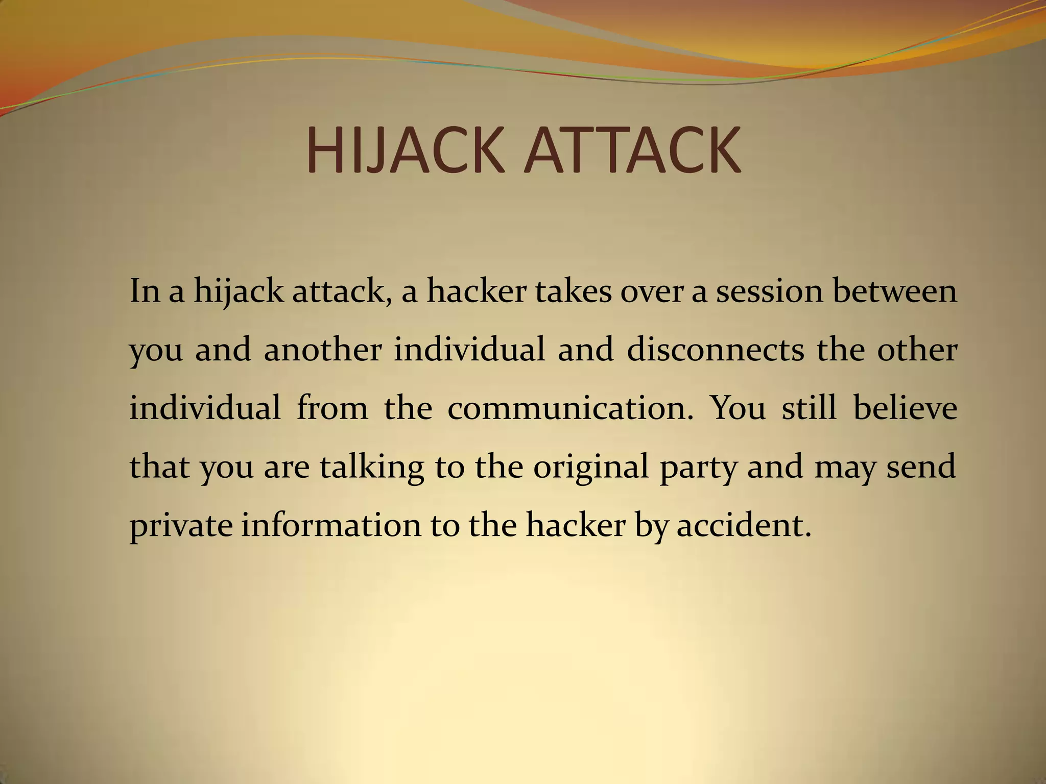 Attack lecture #2 ppt | PPTX
