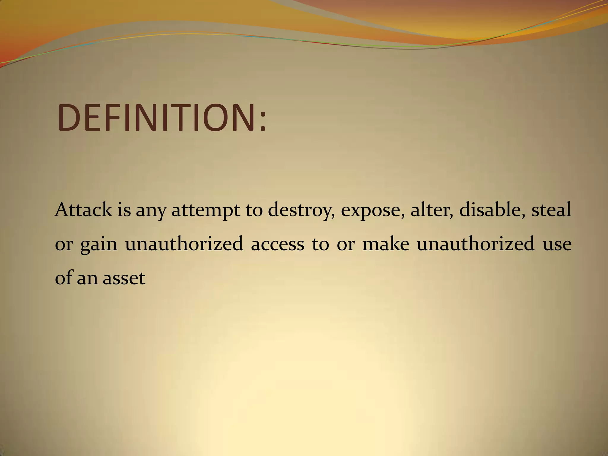 Attack lecture #2 ppt | PPTX