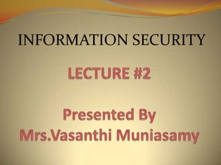 Attack lecture #2 ppt | PPTX