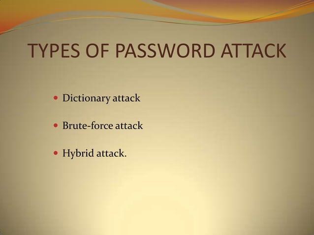 Attack lecture #2 ppt | PPTX