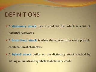 Attack lecture #2 ppt | PPTX