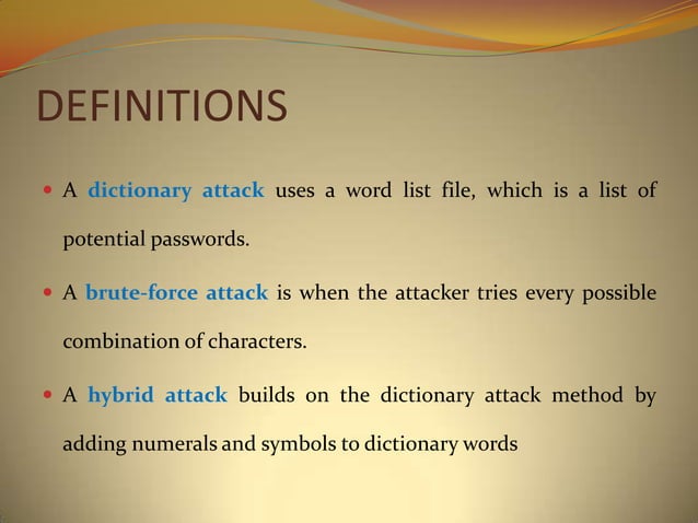 Attack lecture #2 ppt | PPTX