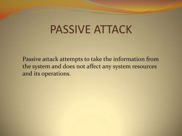 Attack lecture #2 ppt | PPTX