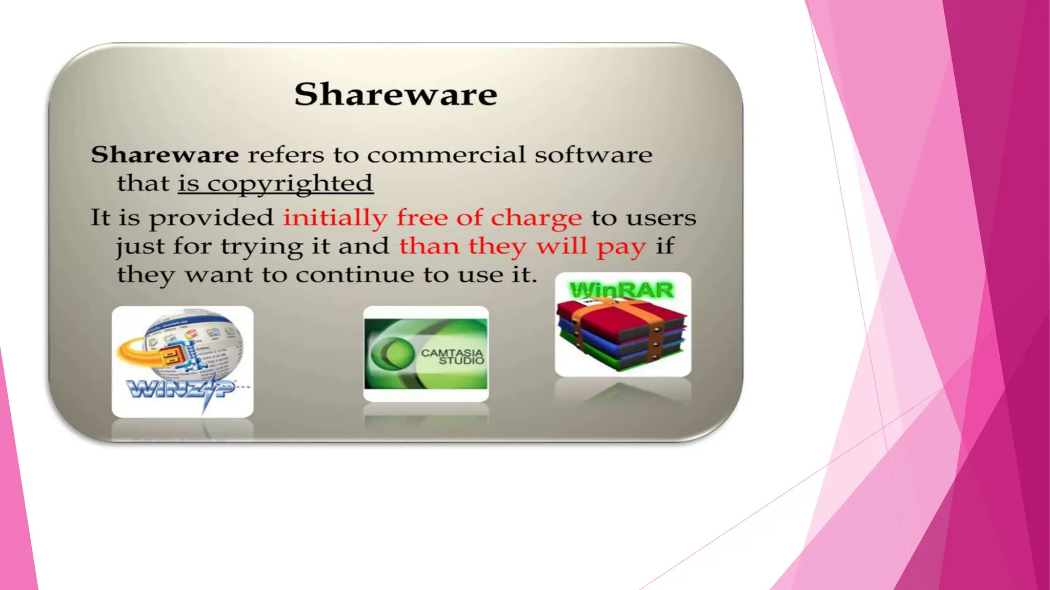 freeware and share ware .ppt