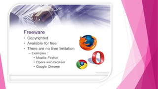 freeware and share ware .ppt