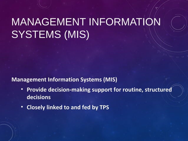MIS ( Management Information System ) | DEFINITION, IMPORTANCE ...