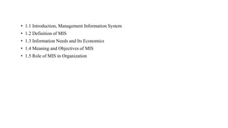 Management Information System: Introduction and Overview | PPT