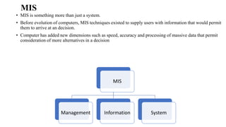 Management Information System: Introduction and Overview | PPT