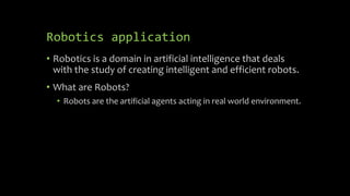 Mis module v Artificial Intelligence | PPTX