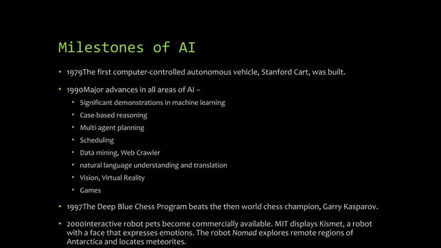 Mis module v Artificial Intelligence | PPTX | Robotics | Technology ...