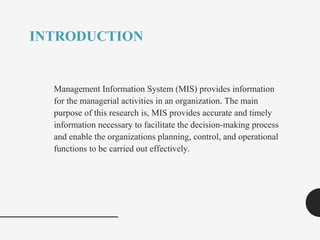 Management Information System | PPT