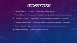 INFORMATION SECURITY SYSTEM | PPTX