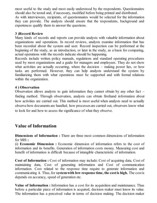 Mis notes unit 3-BBA/BCA | DOCX