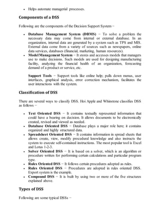 Mis notes unit 5 -BBA/BCA | DOCX