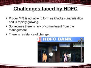 MIS of HDFC Bank | PPT
