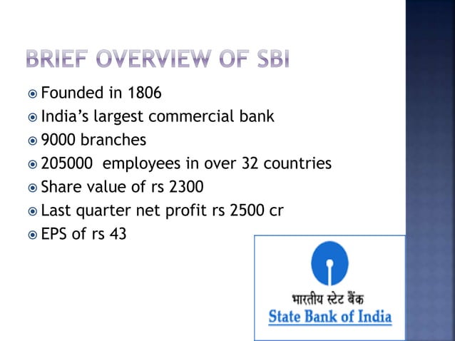 Mis of sbi | PPT