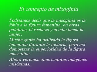 Misoginia | PPT